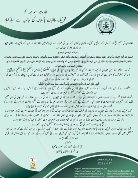 Understanding Tehrik-e-Taliban Pakistan's Unrelenting Posture | Program on Extremism | The ...